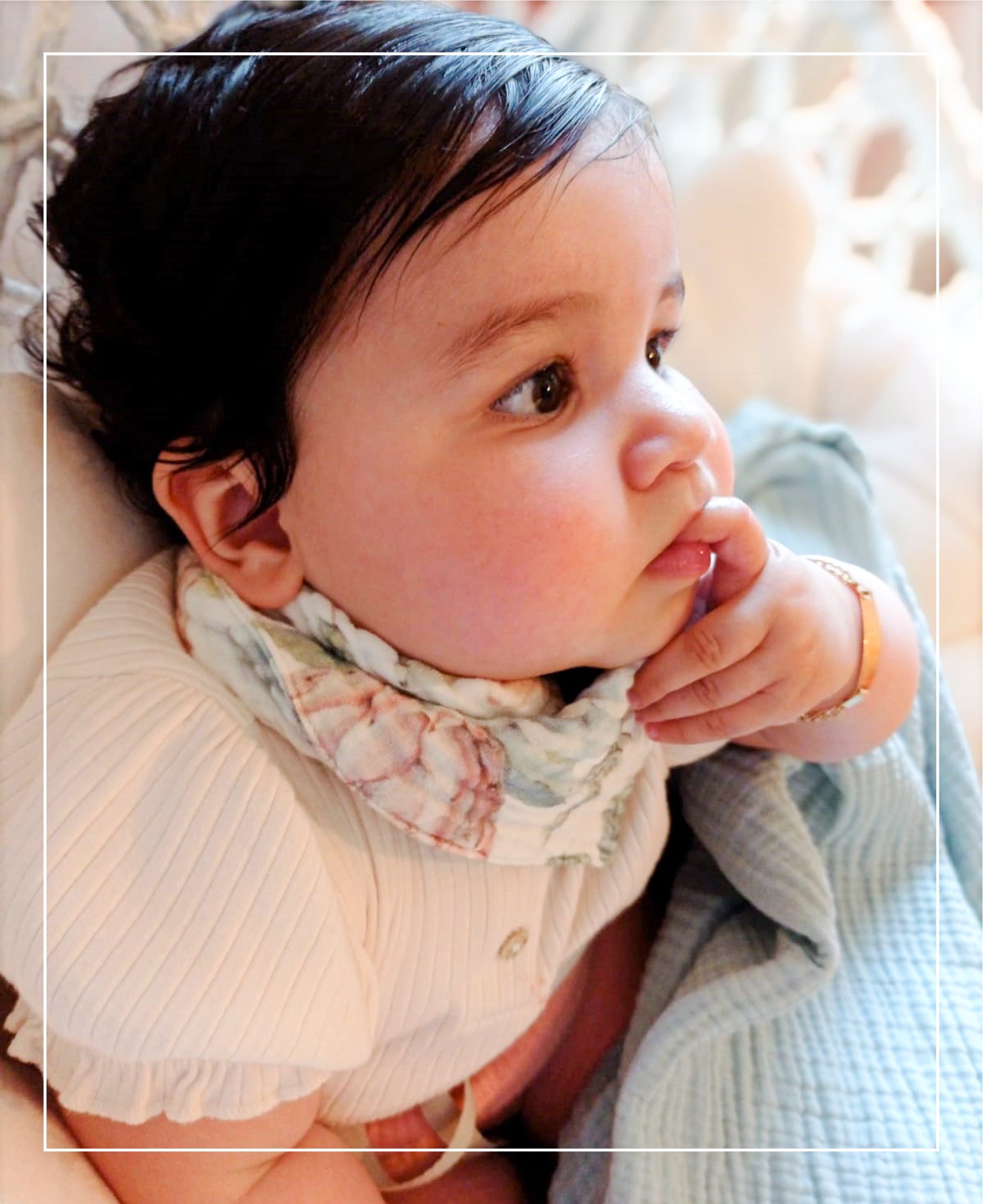 Organic Cotton Muslin Dribble Bibs & Drool Bibs – ninkinankaorganic