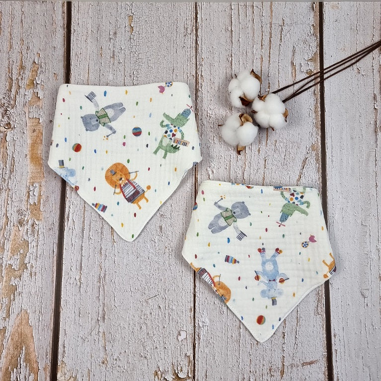 Organic Cotton Muslin Dribble Bibs & Drool Bibs – ninkinankaorganic